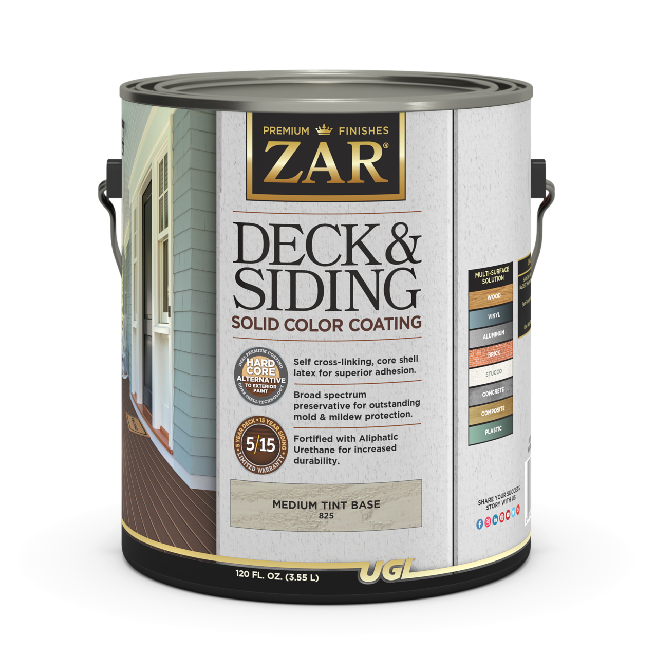 ZAR® Deck & Siding Solid Color Coating