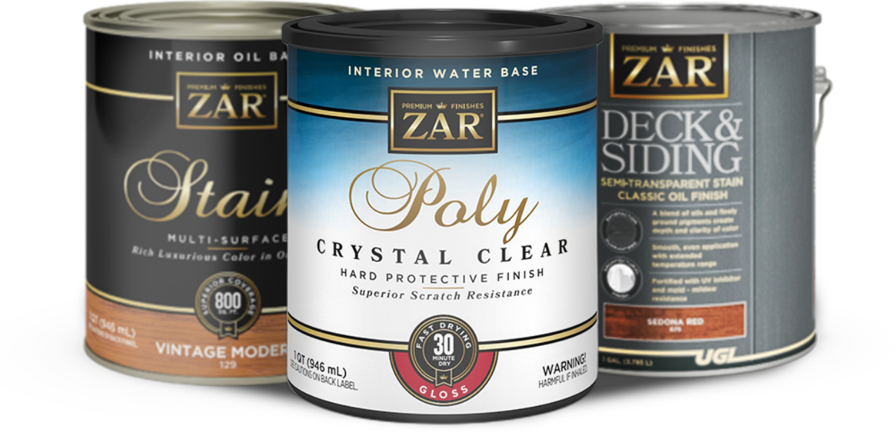 ZAR®: Wood Stains, Finishes, Paints & Sealers | Various Colors